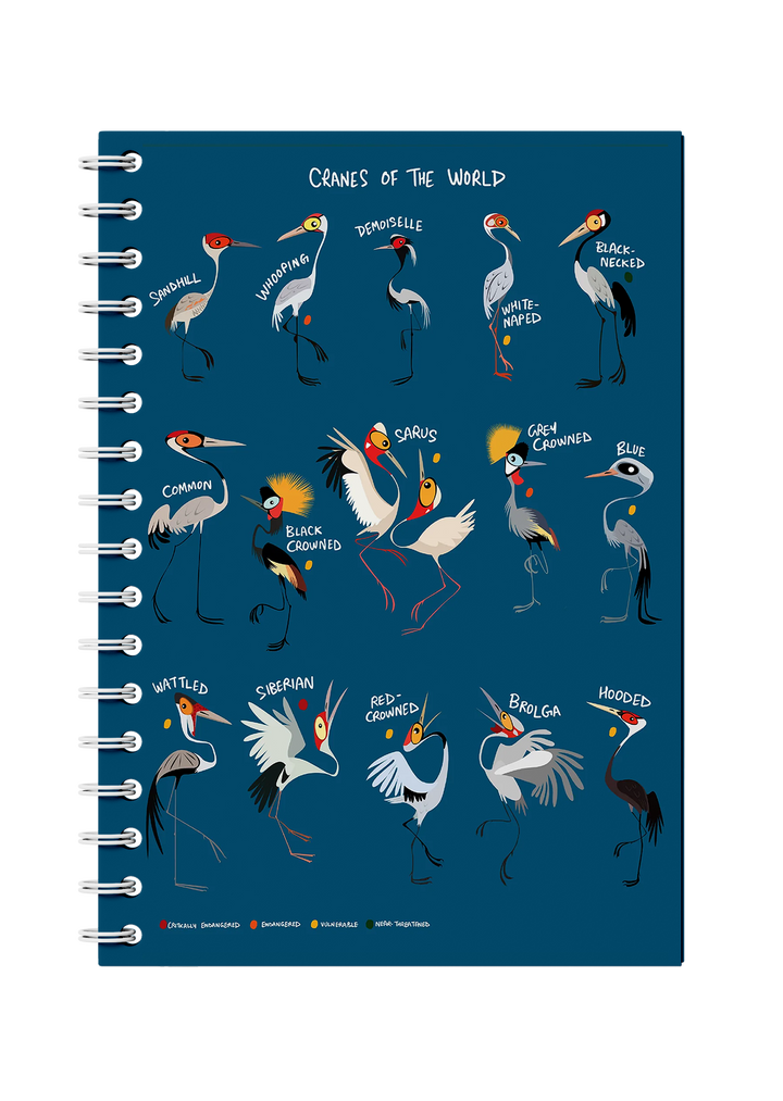Cranes of the World Notebook – Happy Wagon